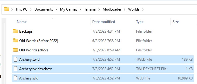 tModLoader 1.3.5.3 and 1.4 issue; 'Load failed! No backup found' when ...