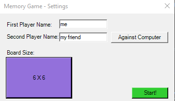 GitHub - natalieaflalo/Memory-Game-WinForms-CS: WinForms Memory Game