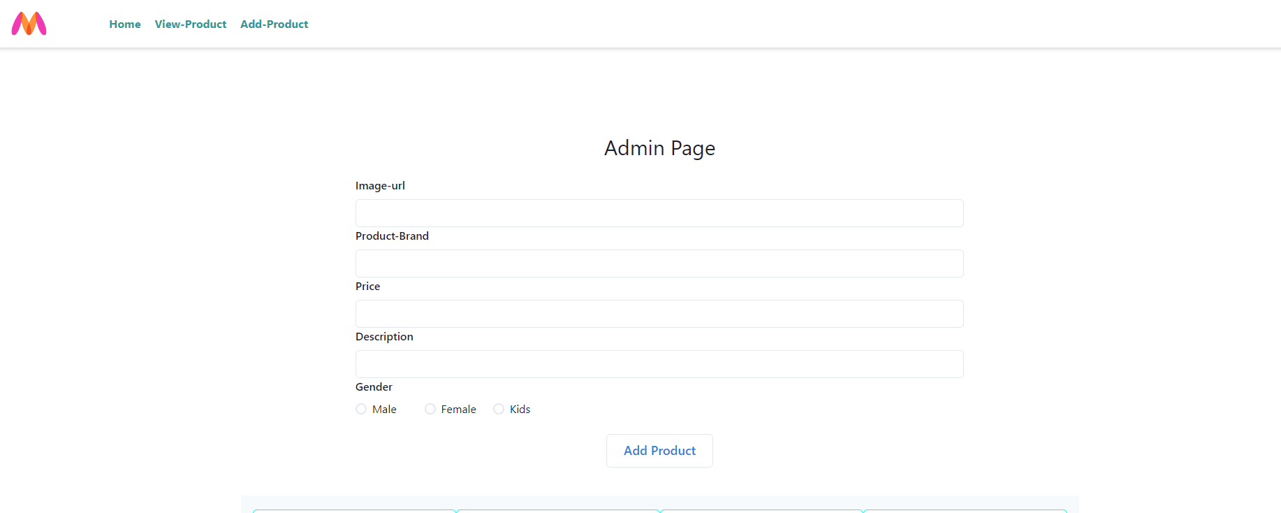 GitHub - hrusikesh8280/E-commerce: Created an admin dashboard for Myntra, allowing authorized ...