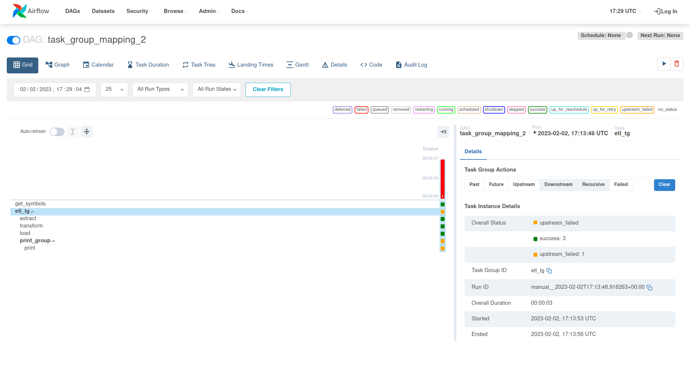 Failing to execute successive Dynamic Task Group Mapping · Issue #29339 · apache/airflow · GitHub