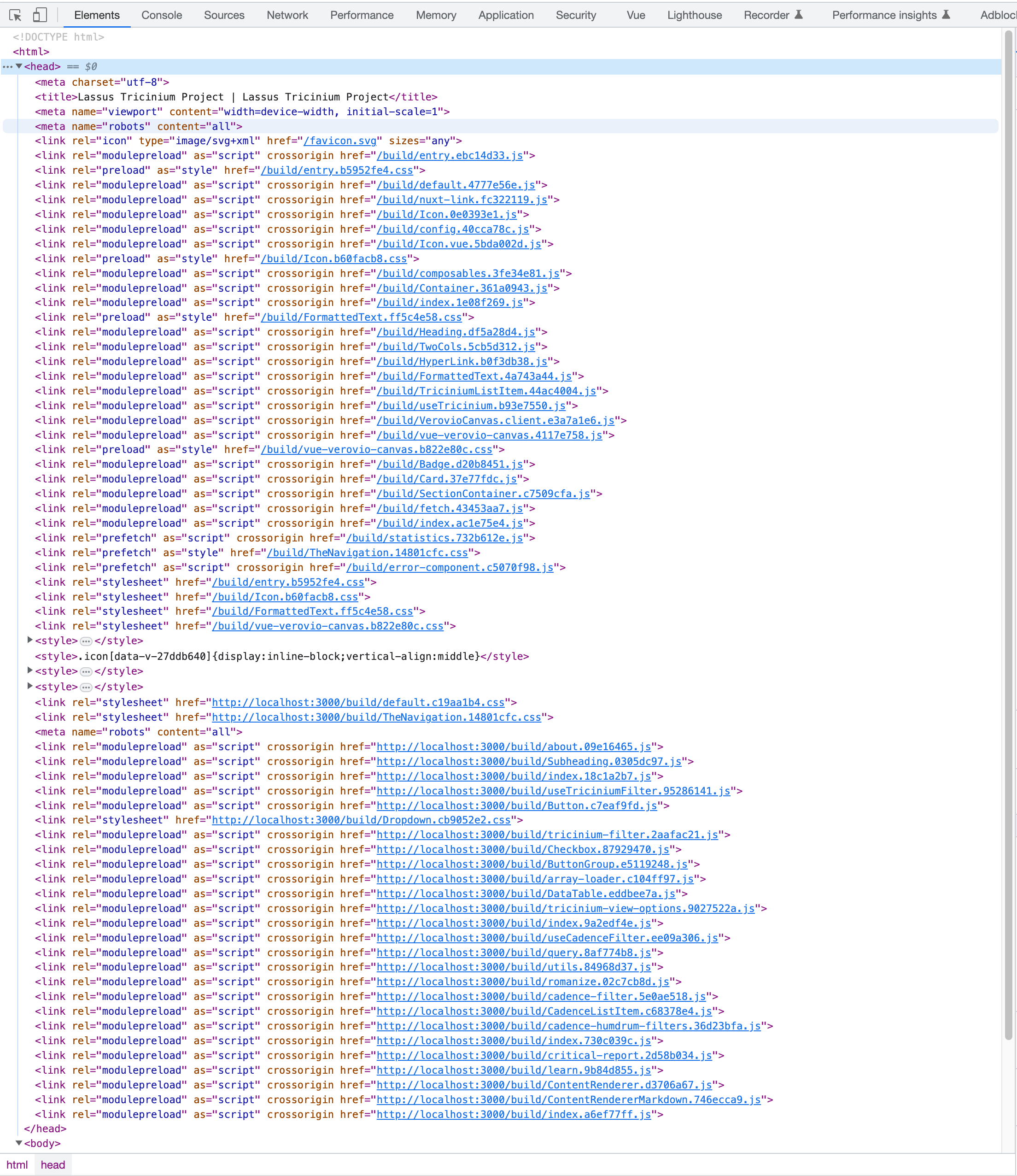 Missing ` ` Tags In Production Build · Issue 20091 · Nuxtnuxt · Github