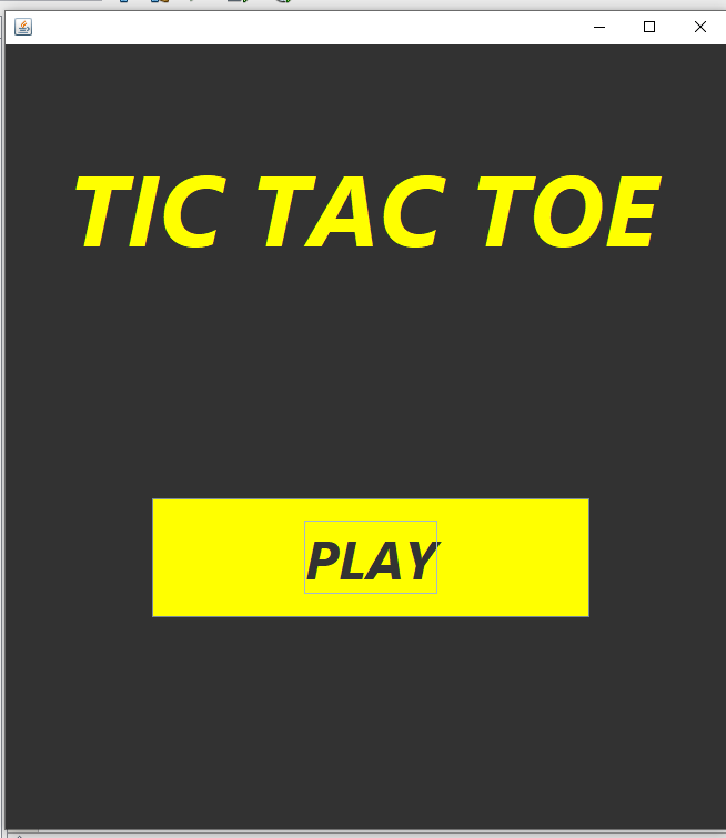 GitHub - natitedros/Tic-Tac-Toe: A game of Tic Tac Toe coded by java using the basic GUI from ...