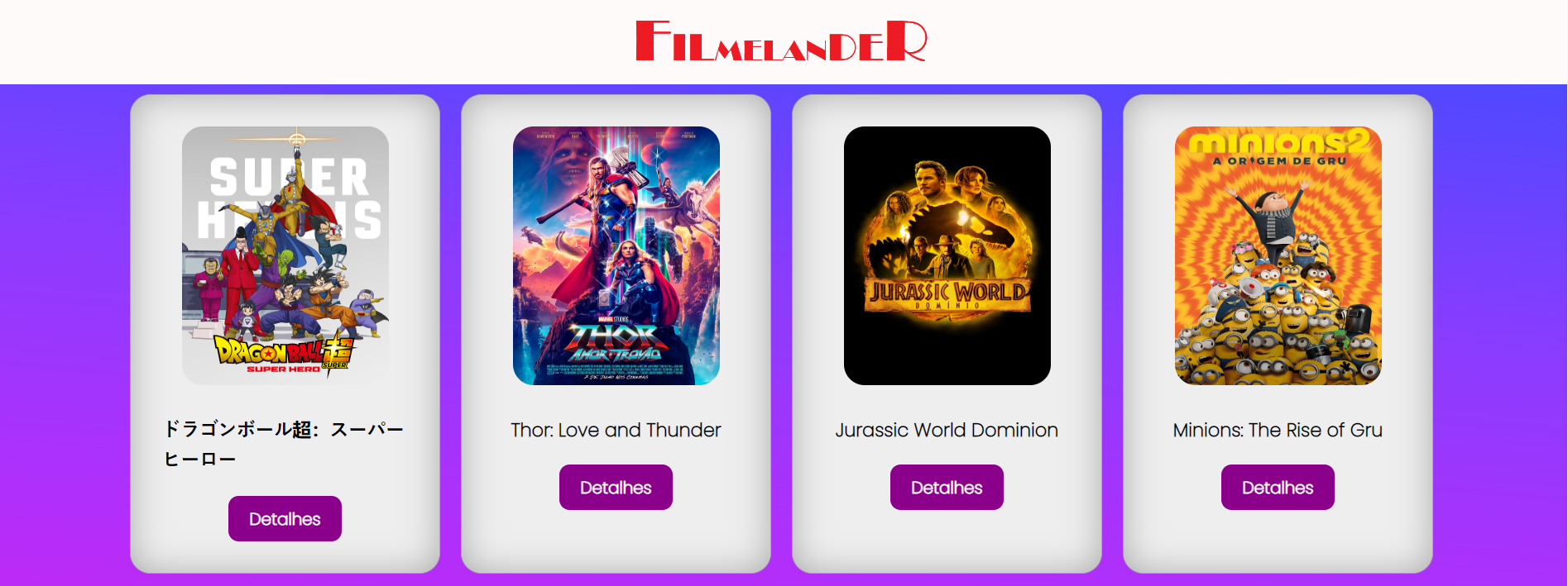 GitHub - gutto-moura/filmelander