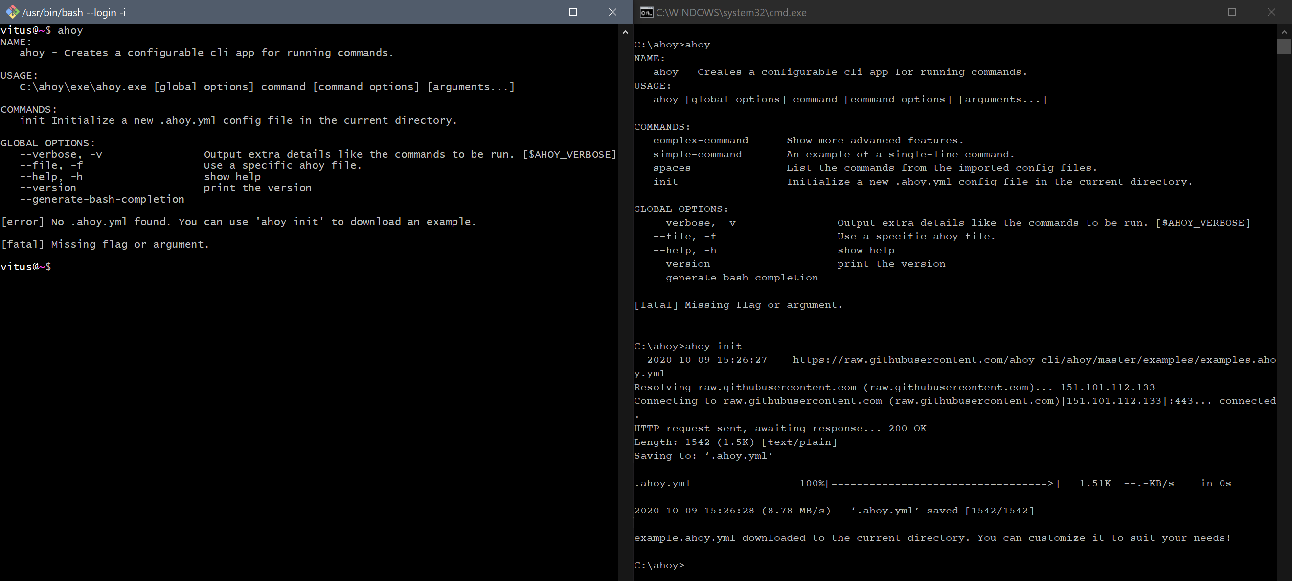 Add more support for Windows · Issue #48 · ahoy-cli/ahoy · GitHub