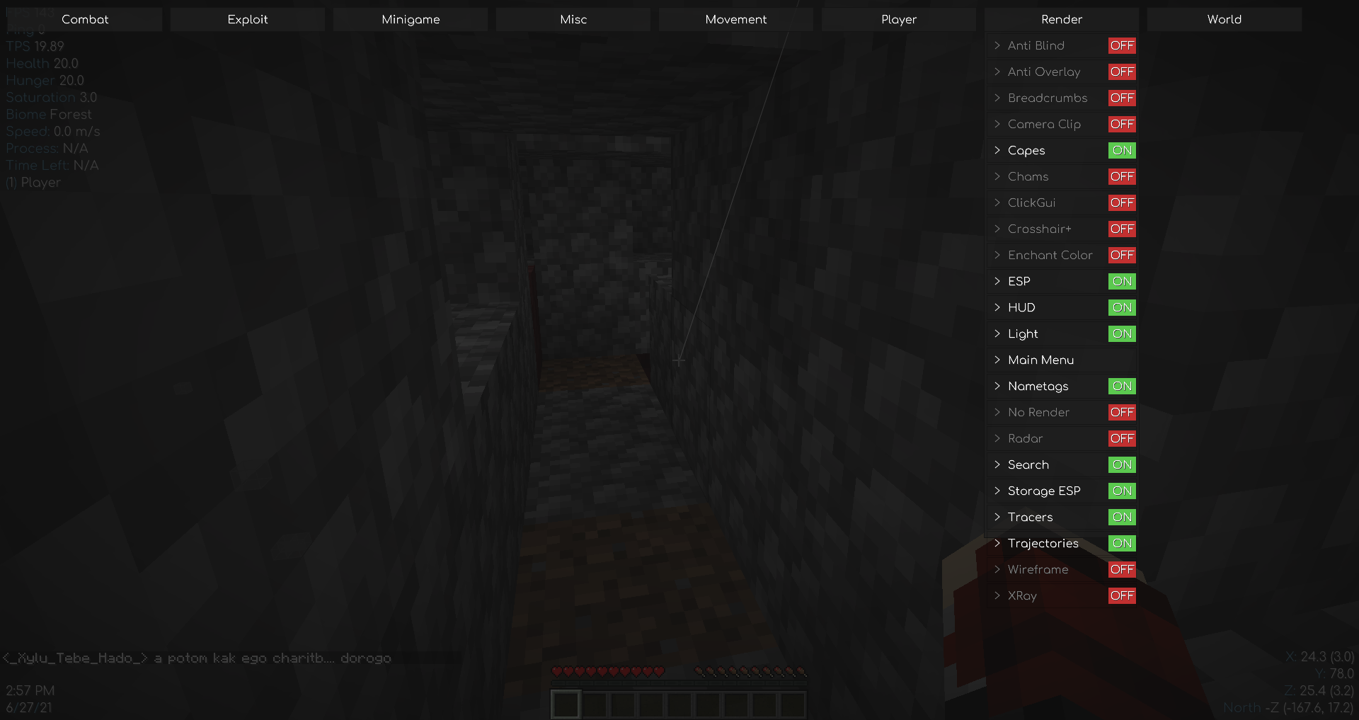 ClickGUI glitching out after toggling Hide Text(premium) · Issue #3180 ...