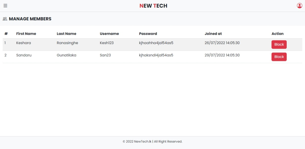 GitHub - KSRanasinghe/newtech: A template for a web application made for a company that sells ...