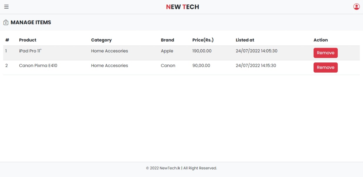 GitHub - KSRanasinghe/newtech: A template for a web application made for a company that sells ...