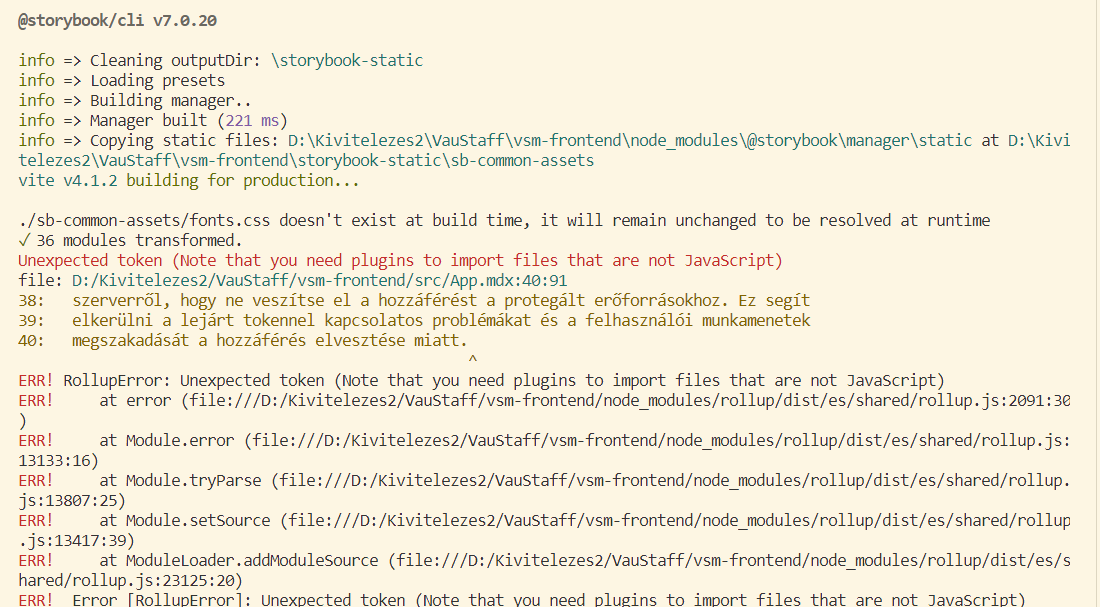 ViteJS import expression in code block can cause build error · Issue #23323 · storybookjs ...