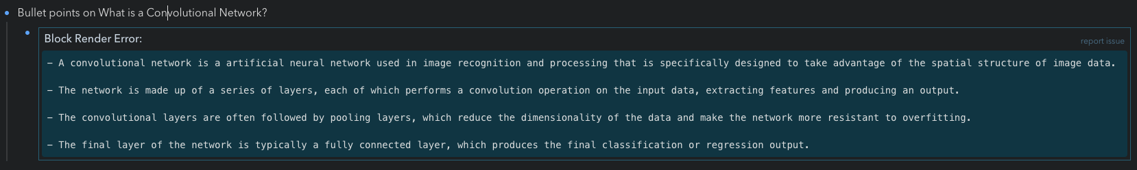 Block Renderer error when using Bullet points · Issue #5736 · logseq/logseq · GitHub