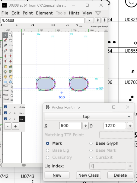 Help with positioning marks to base with anchors · Issue #5250 · fontforge/fontforge · GitHub