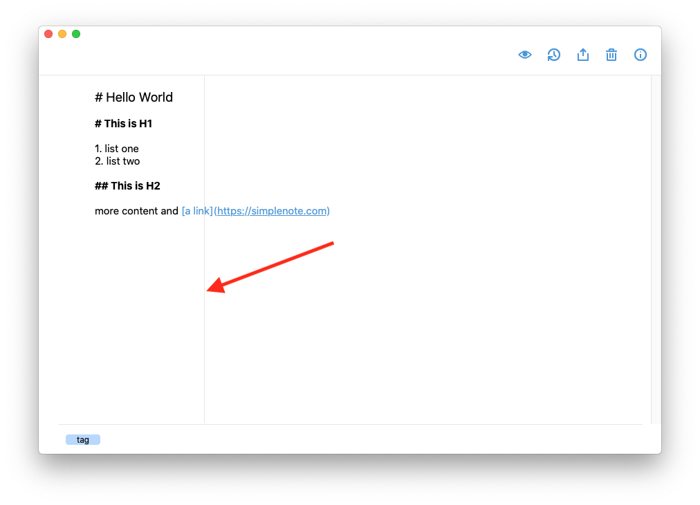 Note list divider still visible after entering focus mode · Issue #485 · Automattic/simplenote ...