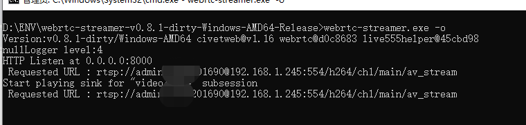When I requested an rtsp stream, I found that webrtc requested it twice. What is the reason for ...
