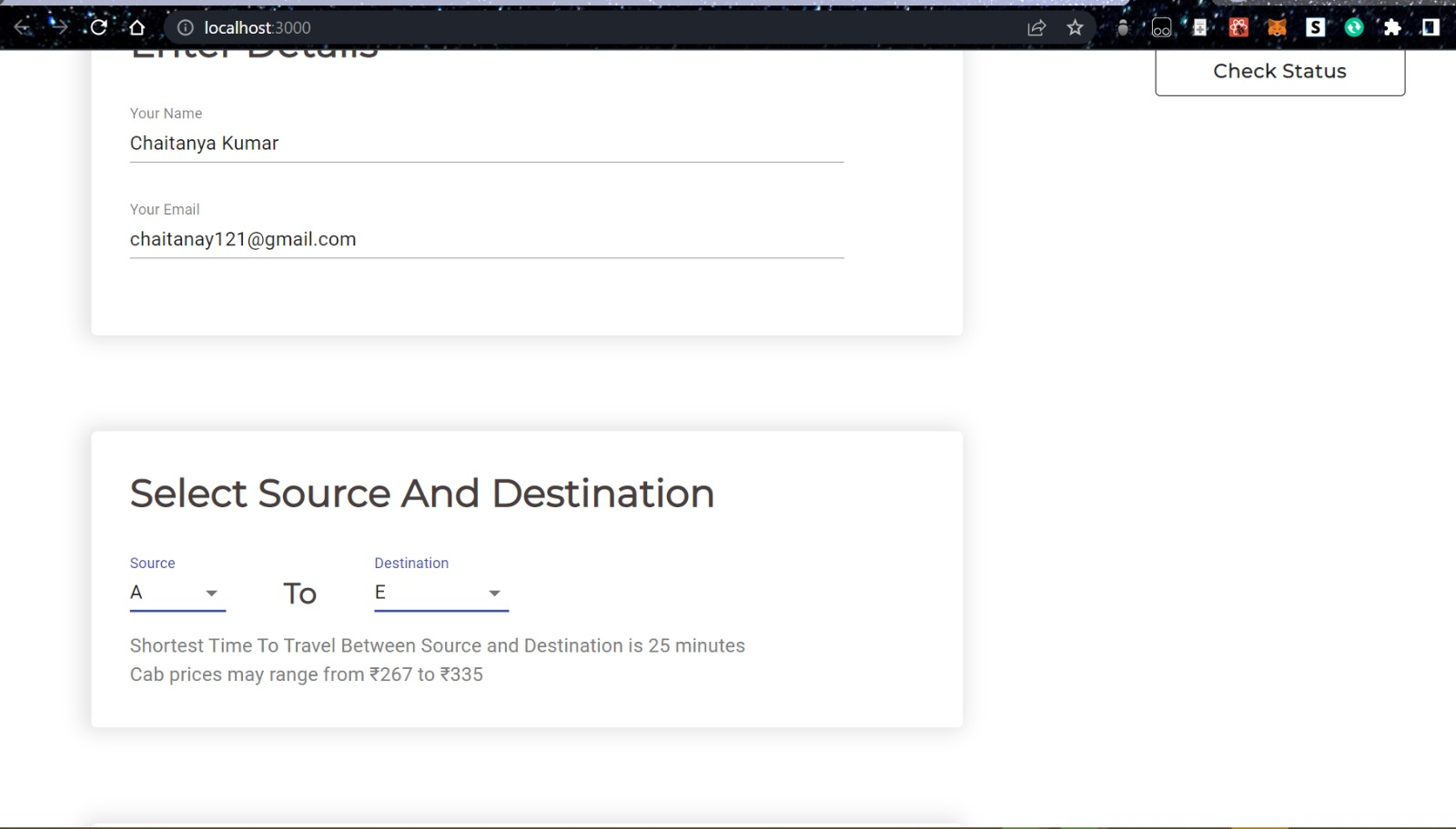 GitHub - 108cs/CabBooking