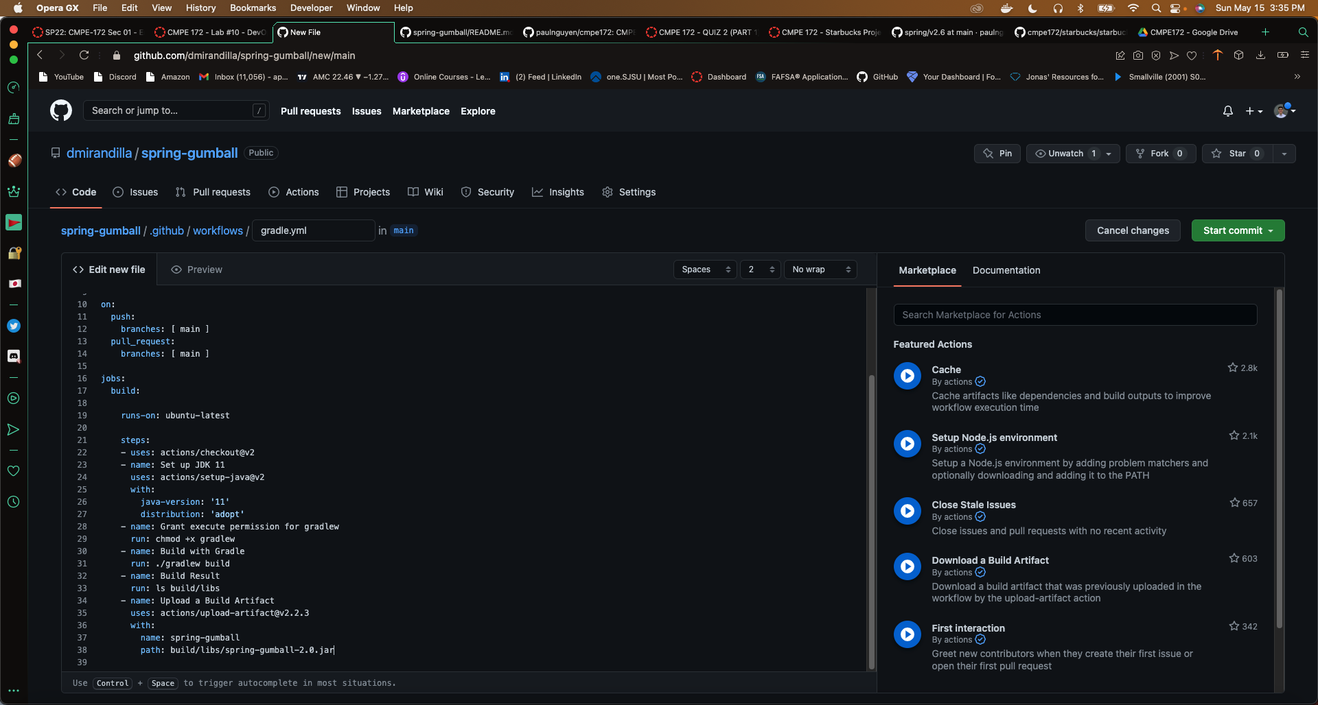 GitHub - dmirandilla/spring-gumball