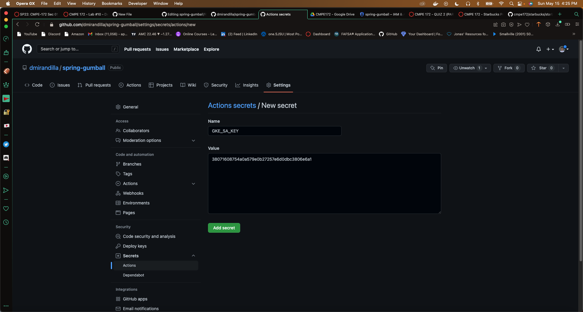GitHub - dmirandilla/spring-gumball