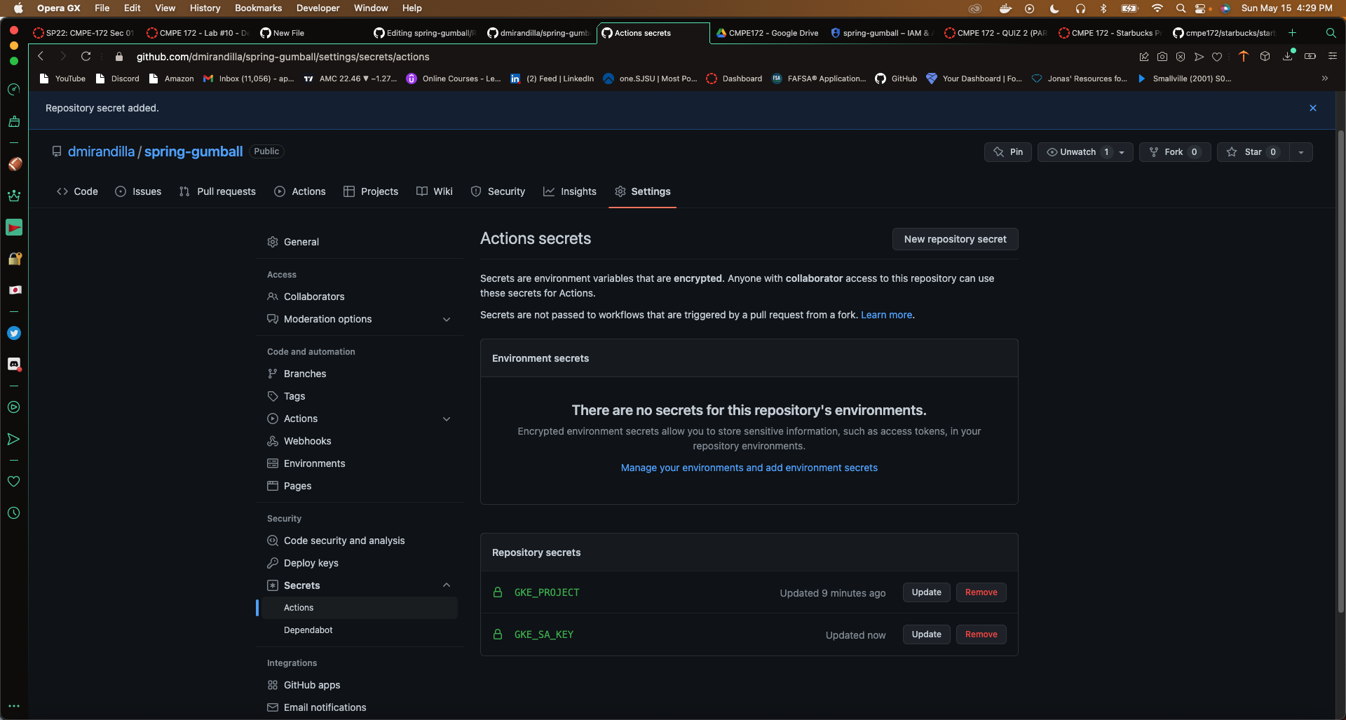 GitHub - dmirandilla/spring-gumball