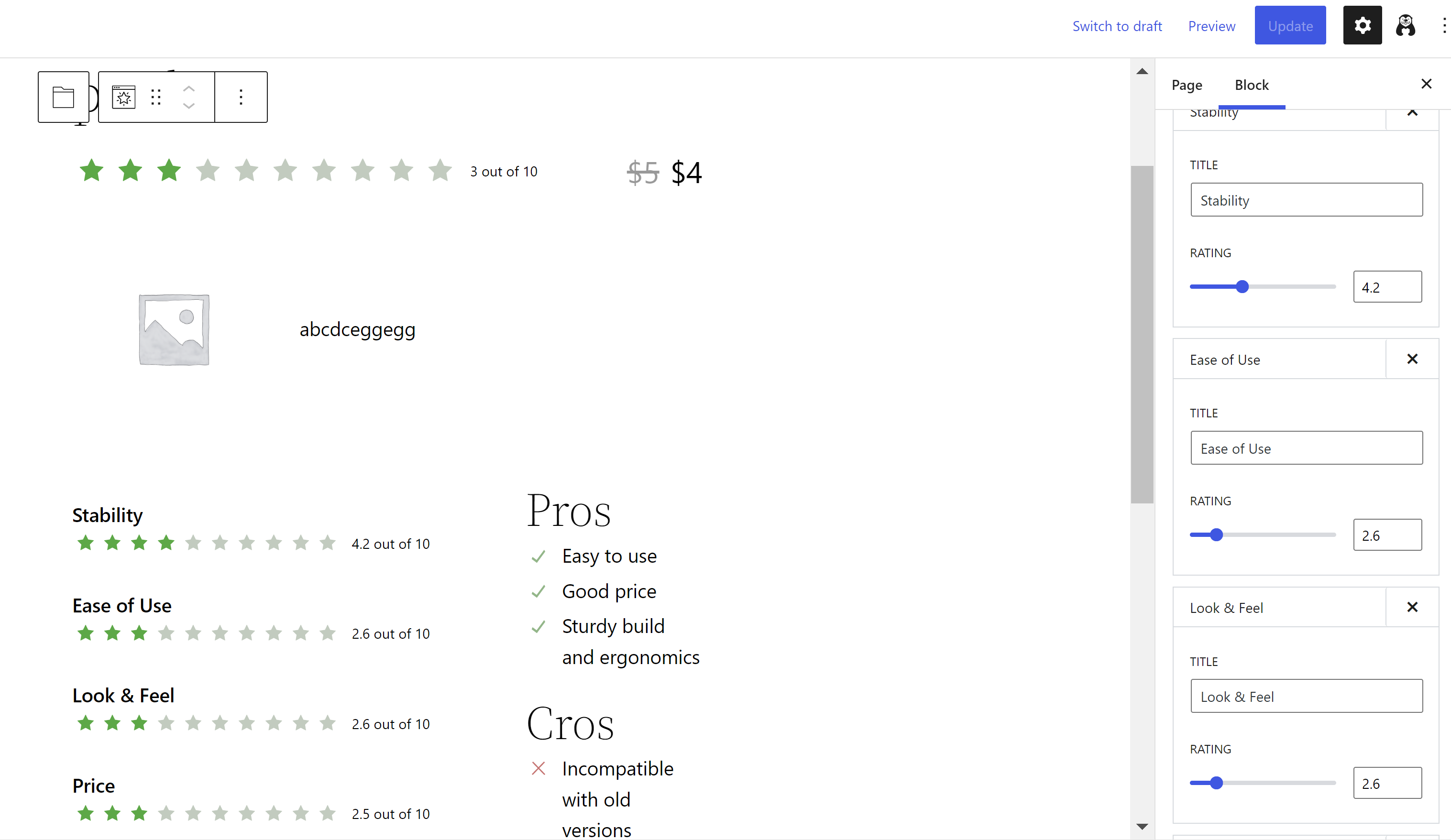 Product Review stars color · Issue #1242 · Codeinwp/otter-blocks · GitHub
