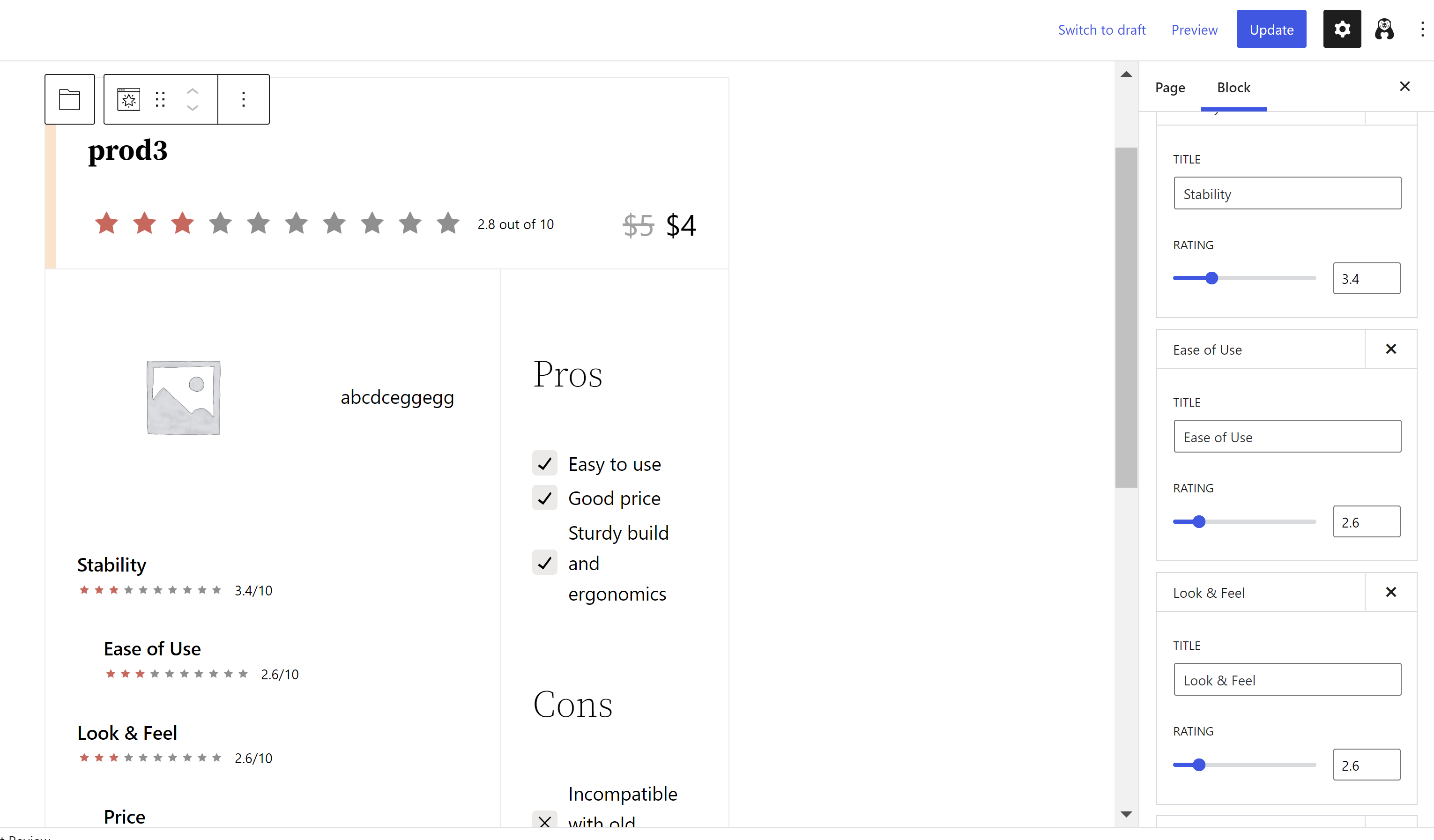 Product Review stars color · Issue #1242 · Codeinwp/otter-blocks · GitHub