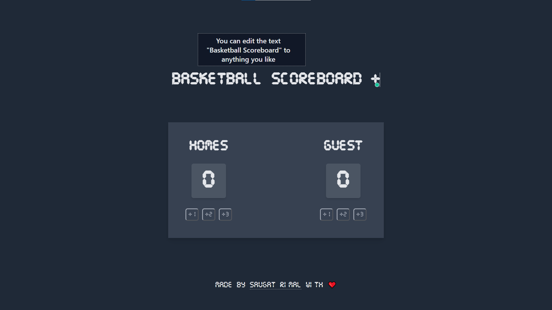 GitHub - saugat-rimal/scoreboard