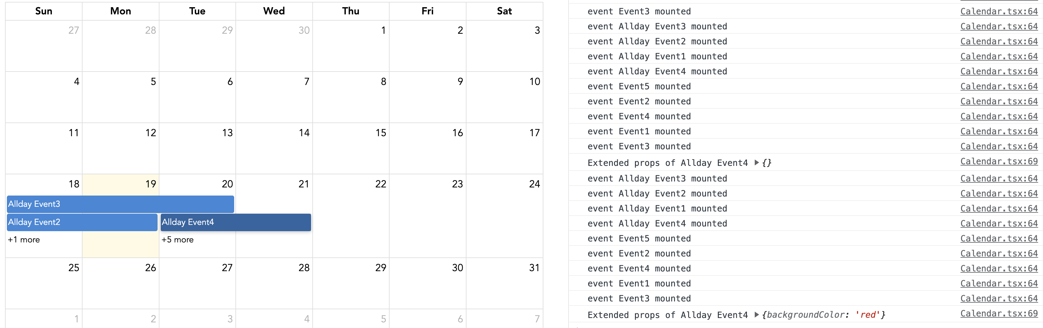 `setExtendedProp` does nothing · Issue #7094 · fullcalendar/fullcalendar · GitHub