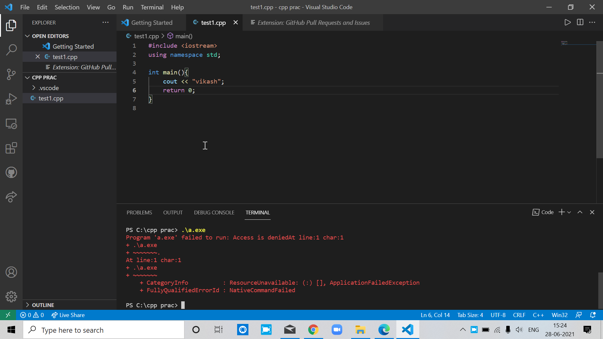 code run issue · Issue #127269 · microsoft/vscode · GitHub