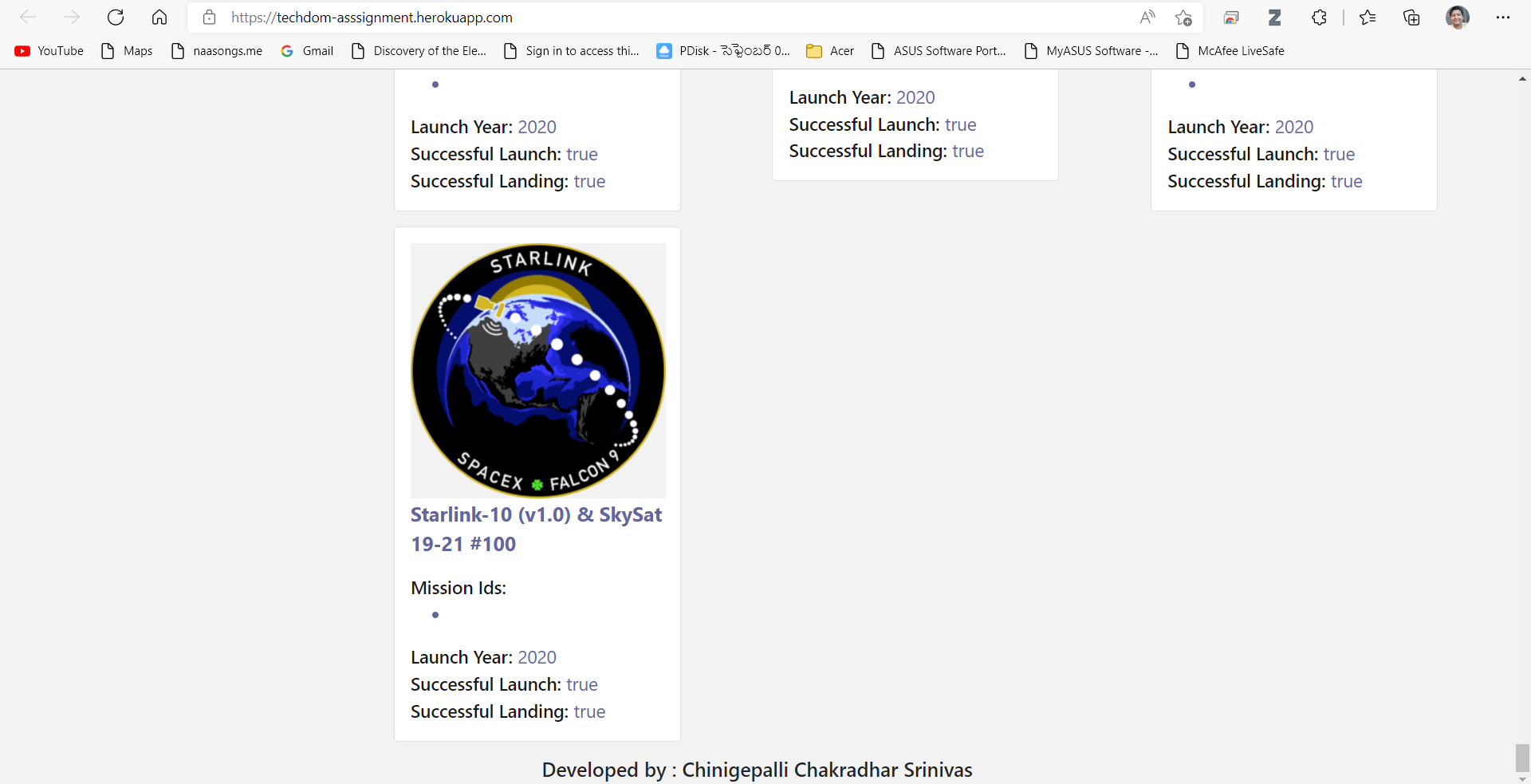GitHub - chakradharsrinivas/techdom_assignement