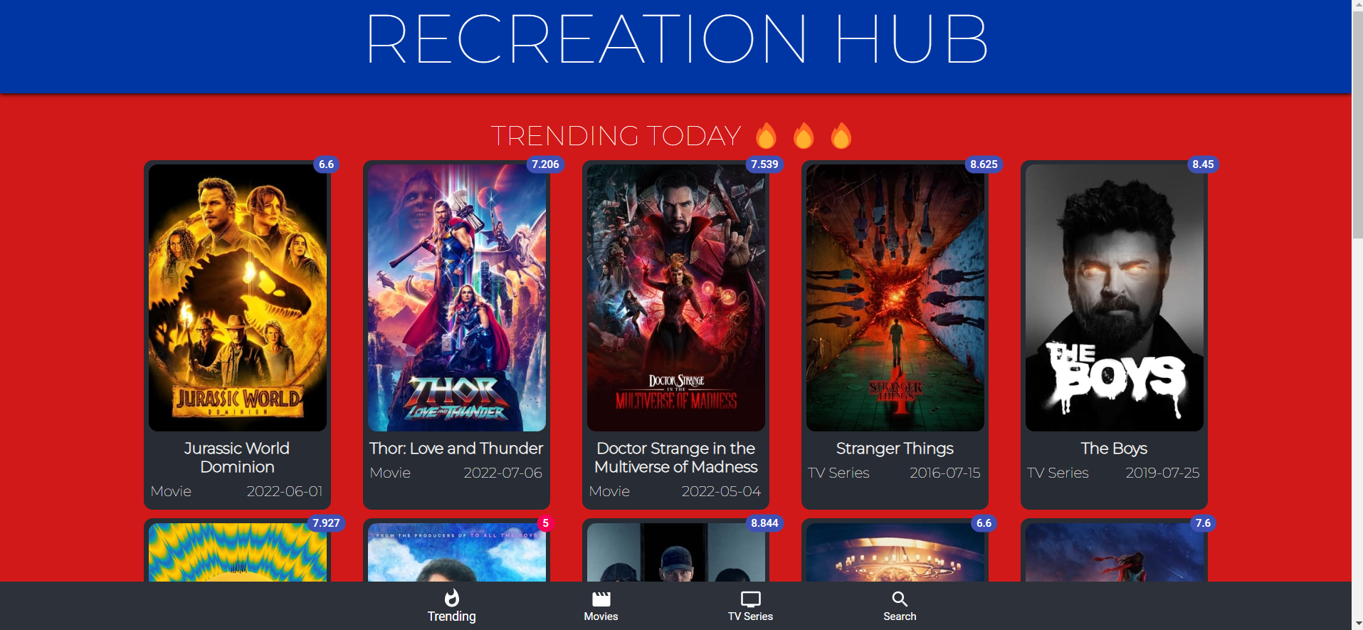GitHub - chakradharsrinivas/Recreation-Hub