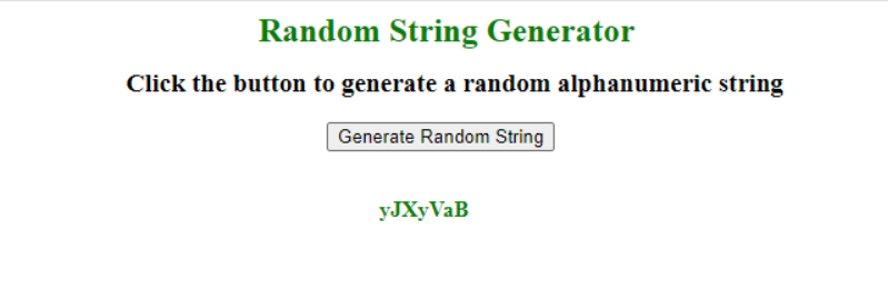 Add a random string generator · Issue #200 · arpit456jain/Amazing-Js ...