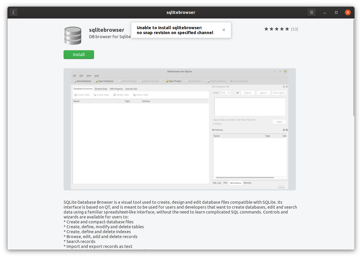Failed to start on Ubuntu 19.10 · Issue #2102 · sqlitebrowser/sqlitebrowser · GitHub