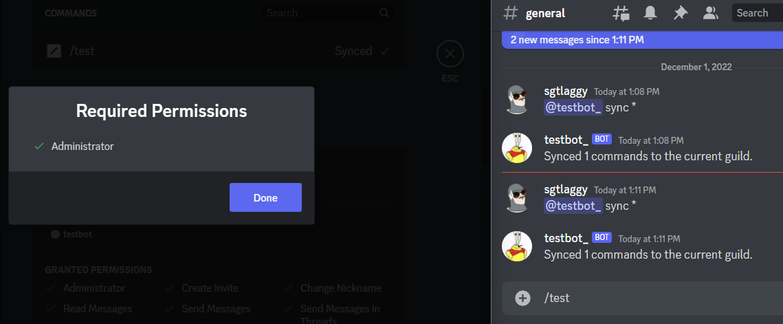 Integration permission settings ignored when too many commands exist. · Issue #5694 · discord ...