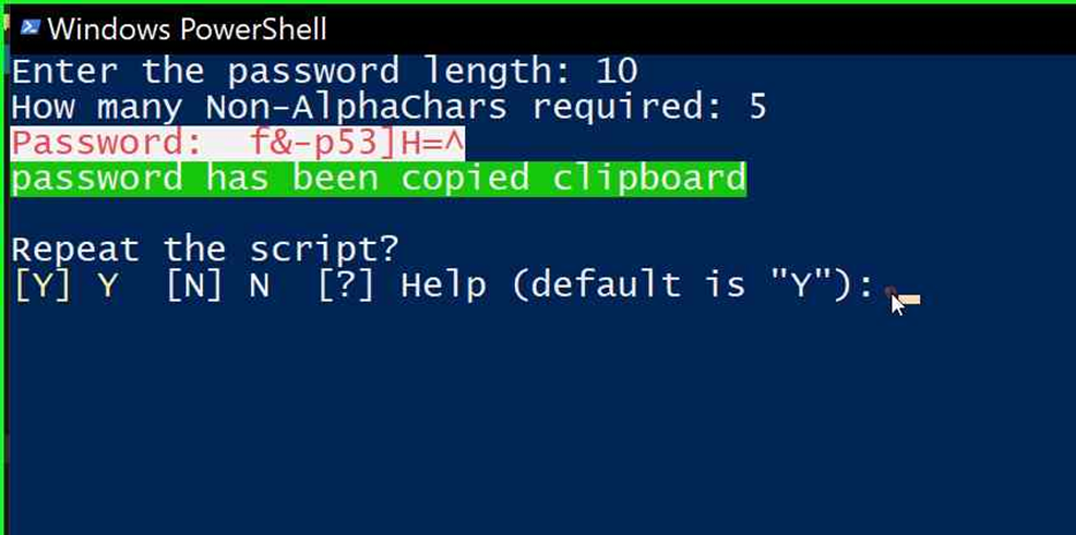 GitHub - akhilvnarayanan/Powershell-Passcode-Password-Generator: Script will copy the password ...