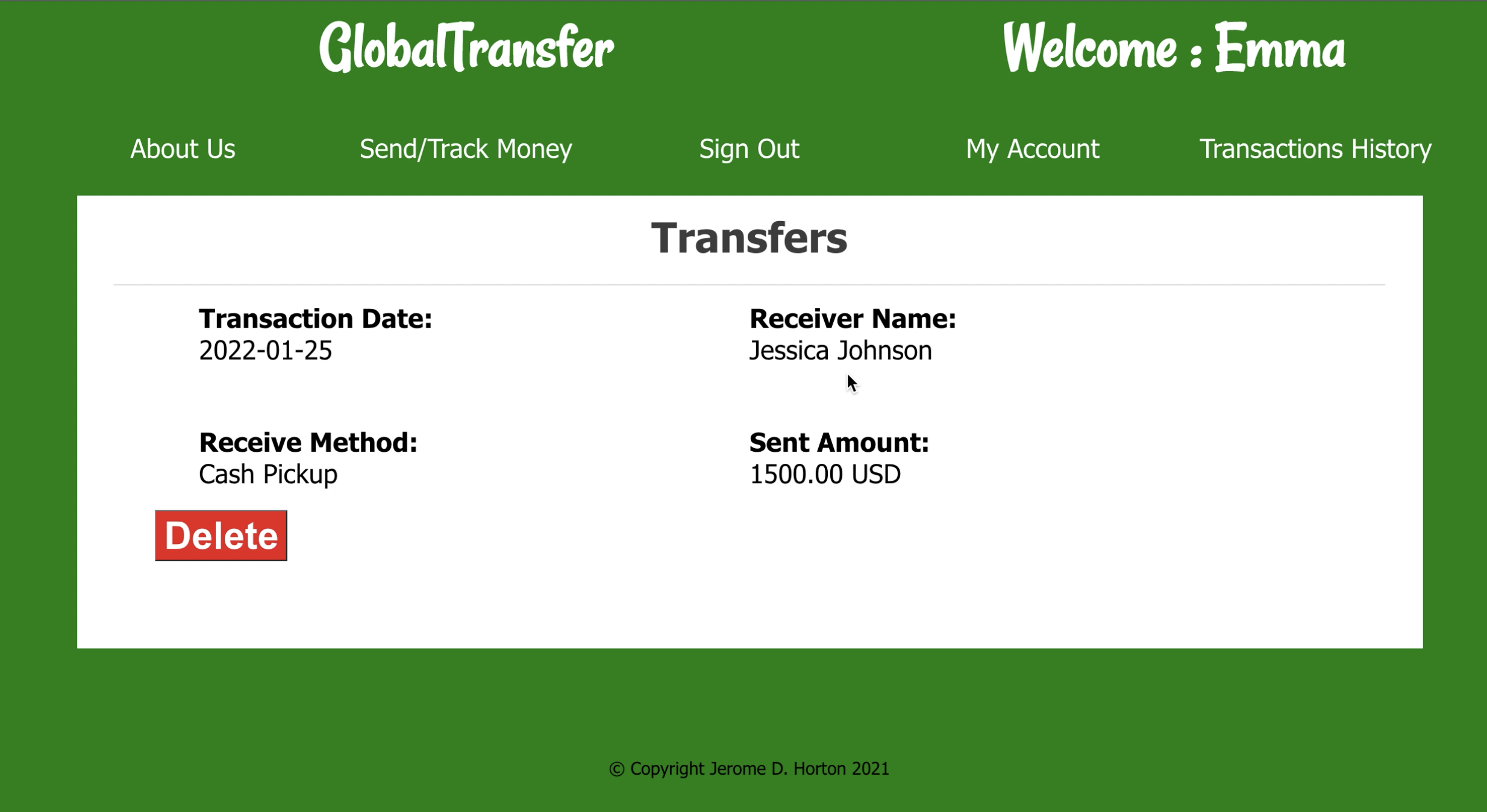 GitHub - Jerome-Horton/Global-Transfer