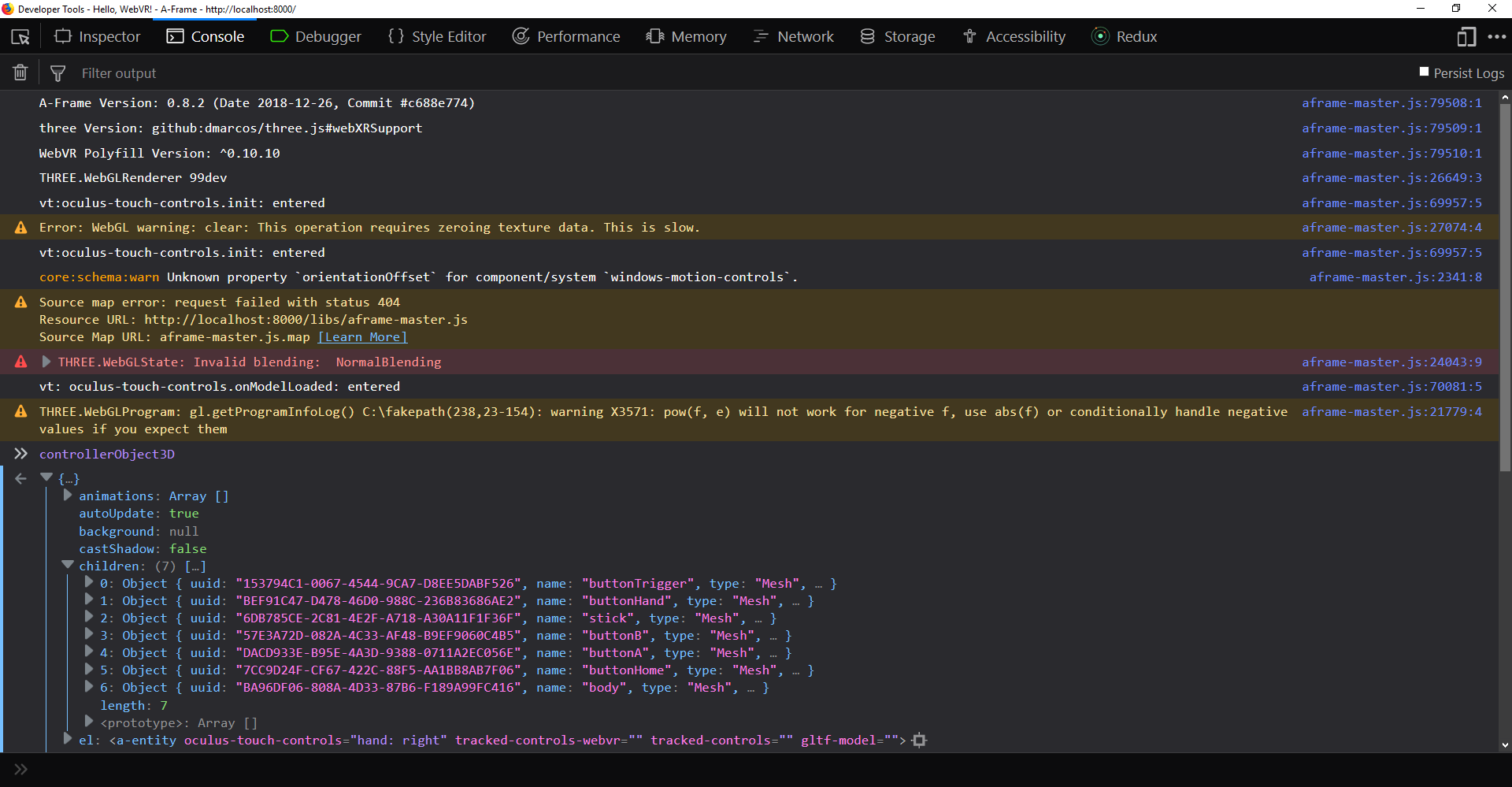 controller button names for oculus rift gltf model on cdn need to be updated · Issue #3928 ...