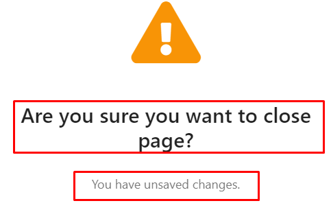 Need to fine-tune abp-modal => unsaved changes warning Popup => UI ...