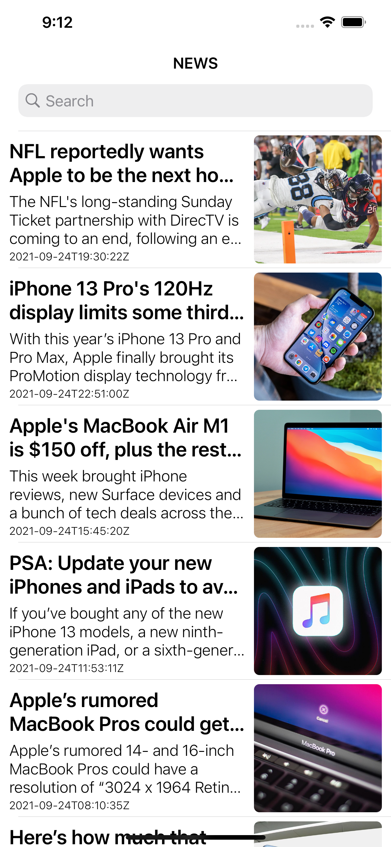 GitHub - Diiiean/NewsApp: This app grabs the lastest news headlines ...