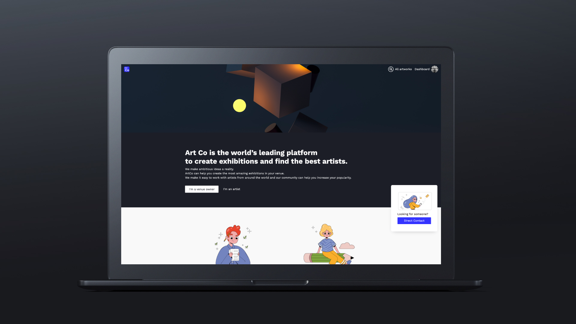 GitHub - Mathildepfr/art_co_repo: Making connexions between artists and venues. Manage your ...
