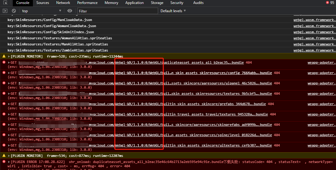 Addressable远程加载，路径出错 · Issue #581 · wechat-miniprogram/minigame-unity-webgl-transform · GitHub