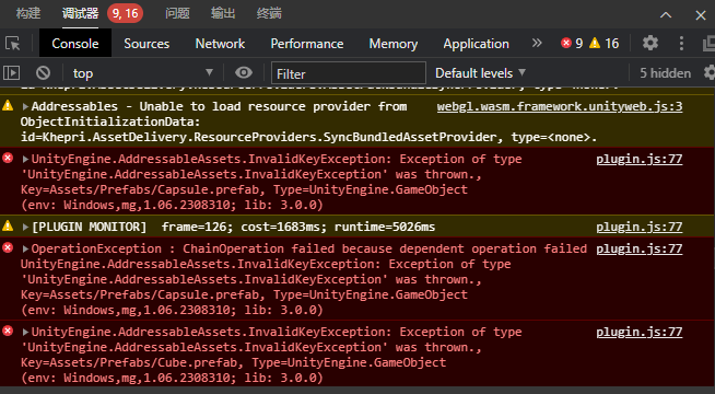 Addressable远程加载，路径出错 · Issue #581 · wechat-miniprogram/minigame-unity-webgl-transform · GitHub