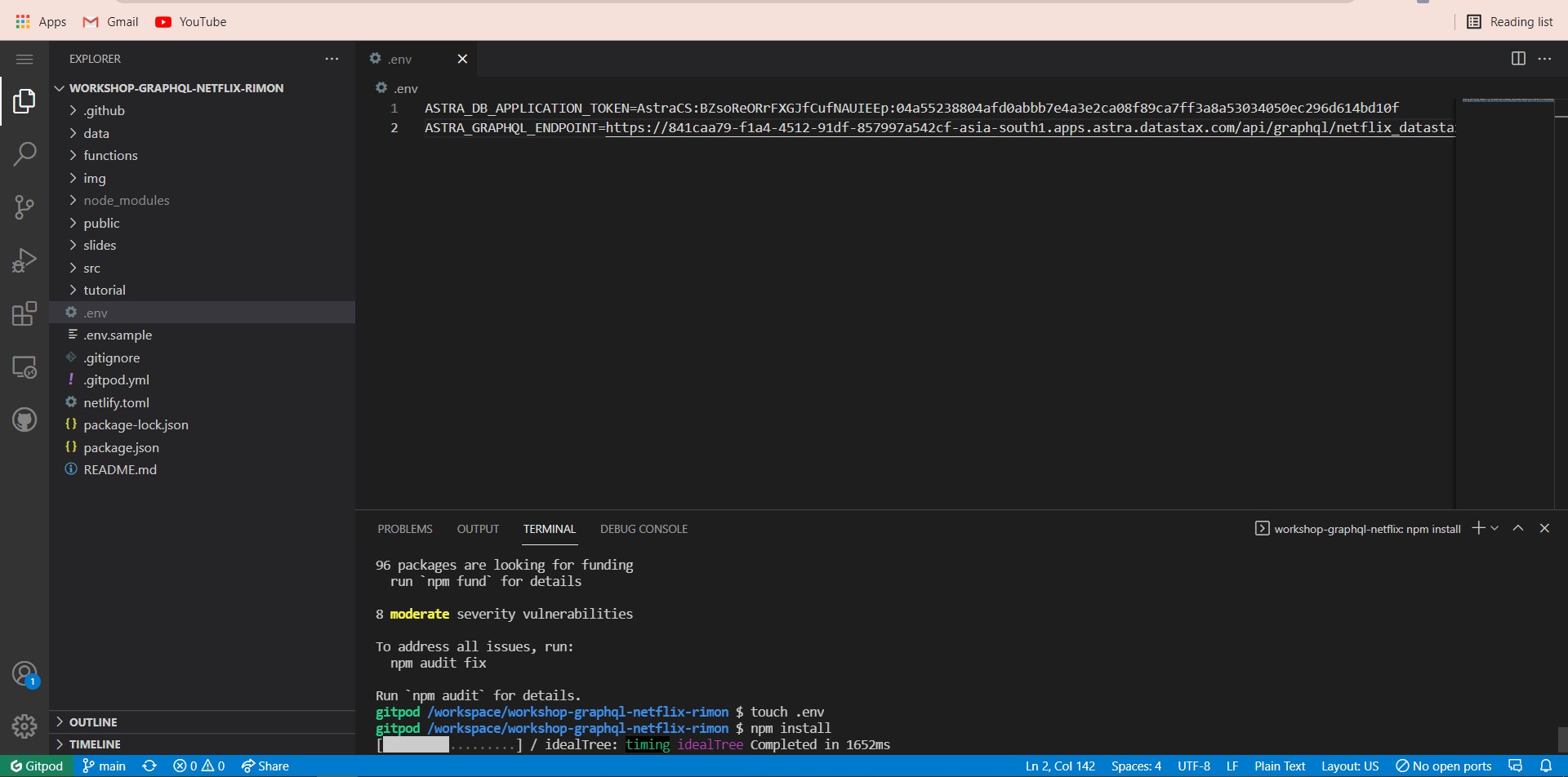 [HW] · Issue #233 · datastaxdevs/workshop-graphql-netflix · GitHub