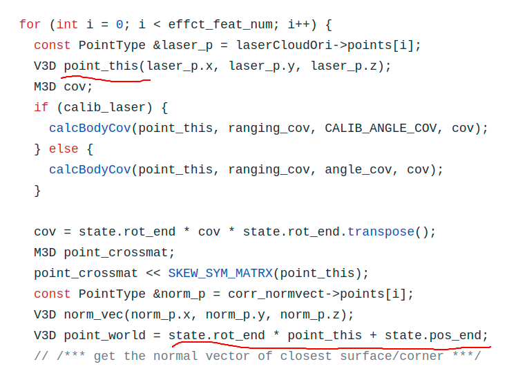 有关pcl::PointXYZINormal点云intensity，normal_x(y,z)，以及曲率更新的问题 · Issue #20 · hku-mars/VoxelMap · GitHub