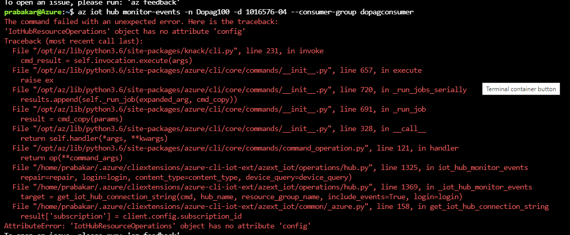 Azure Cli Event Hub Error · Issue 3564 · Azureazure Cli Extensions 6366