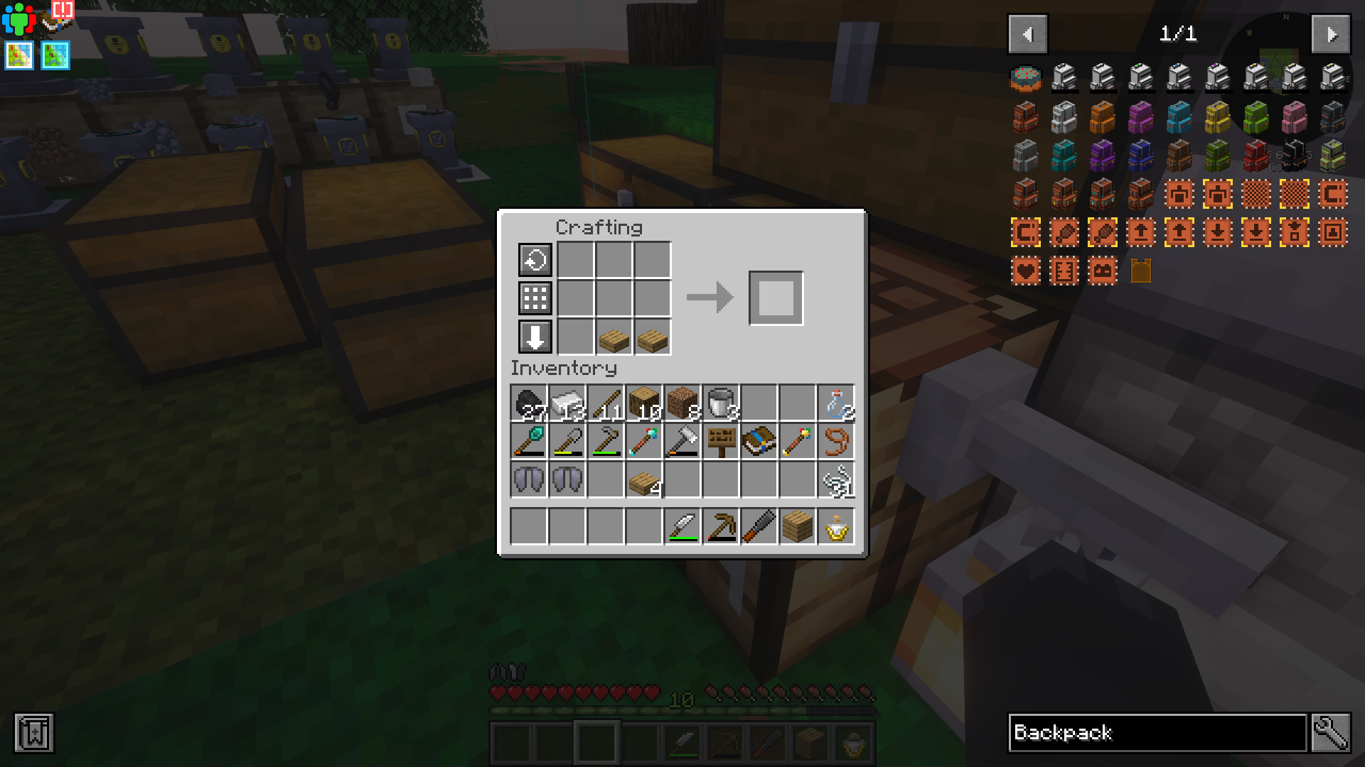 Slabs into full blocks recipe with invisible output. · Issue #3706 ...