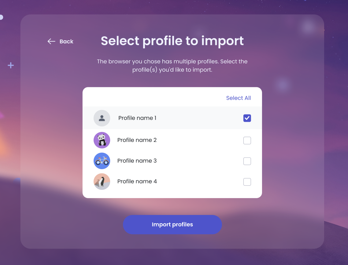 Need bulk profile importer for the upcoming onboarding UI · Issue ...