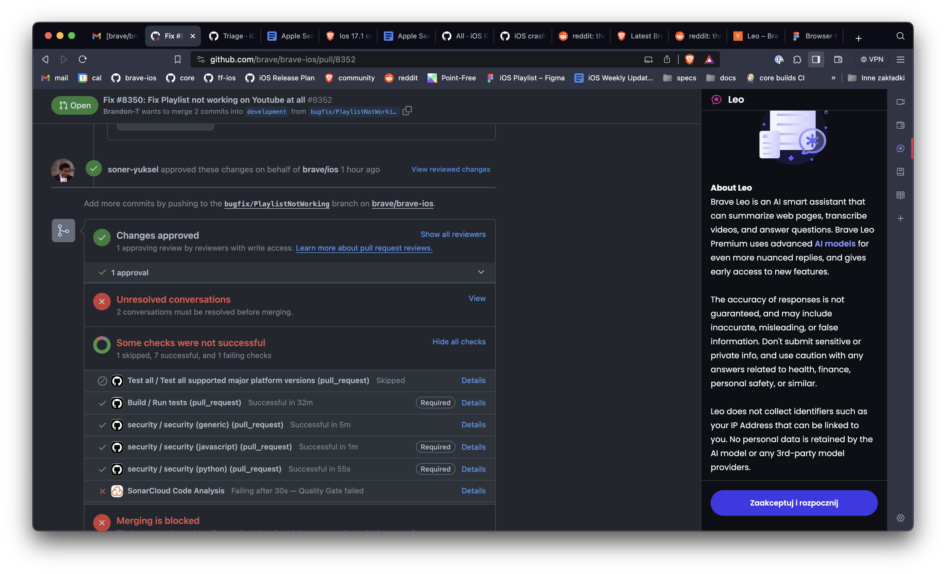 Aichat Policy Scroll Fix · Issue 34104 · Bravebrave Browser · Github