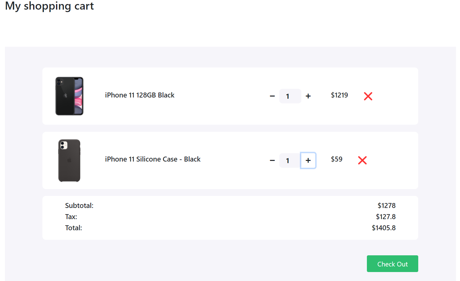 GitHub - asmrayat/shopping-cart: Live Site