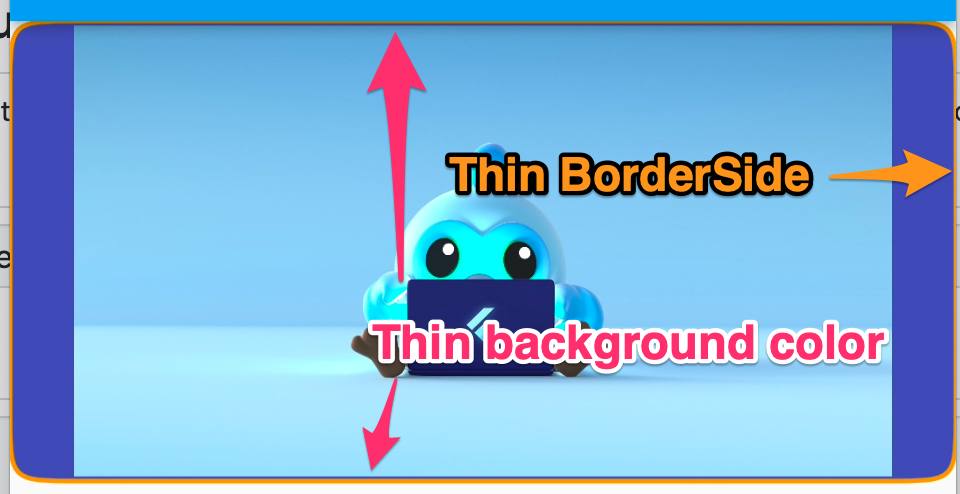 `ContinousRectangleBorder` does not properly clip a background image ...