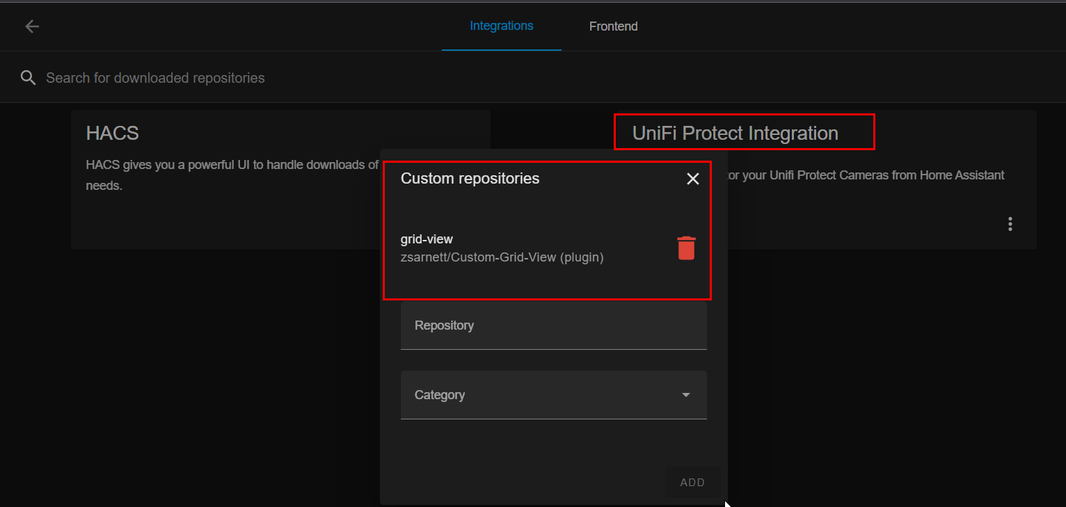 Custom repository not showing in 'custom repositories', re-adding results in error · Issue #2350 ...