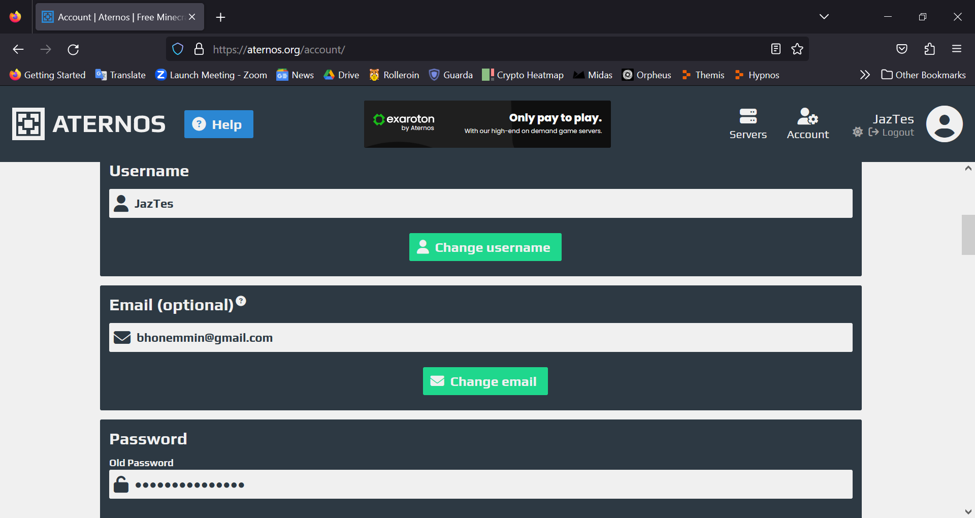Aternos responding `This username doesn't exist` · Issue #97 · DarkCat09/python-aternos · GitHub