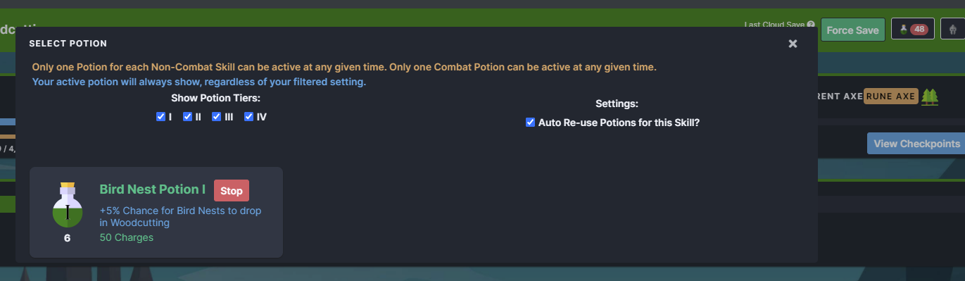 [Bug]: Select Potion window, count not updating · Issue #2443 · MelvorIdle/melvoridle.github.io ...