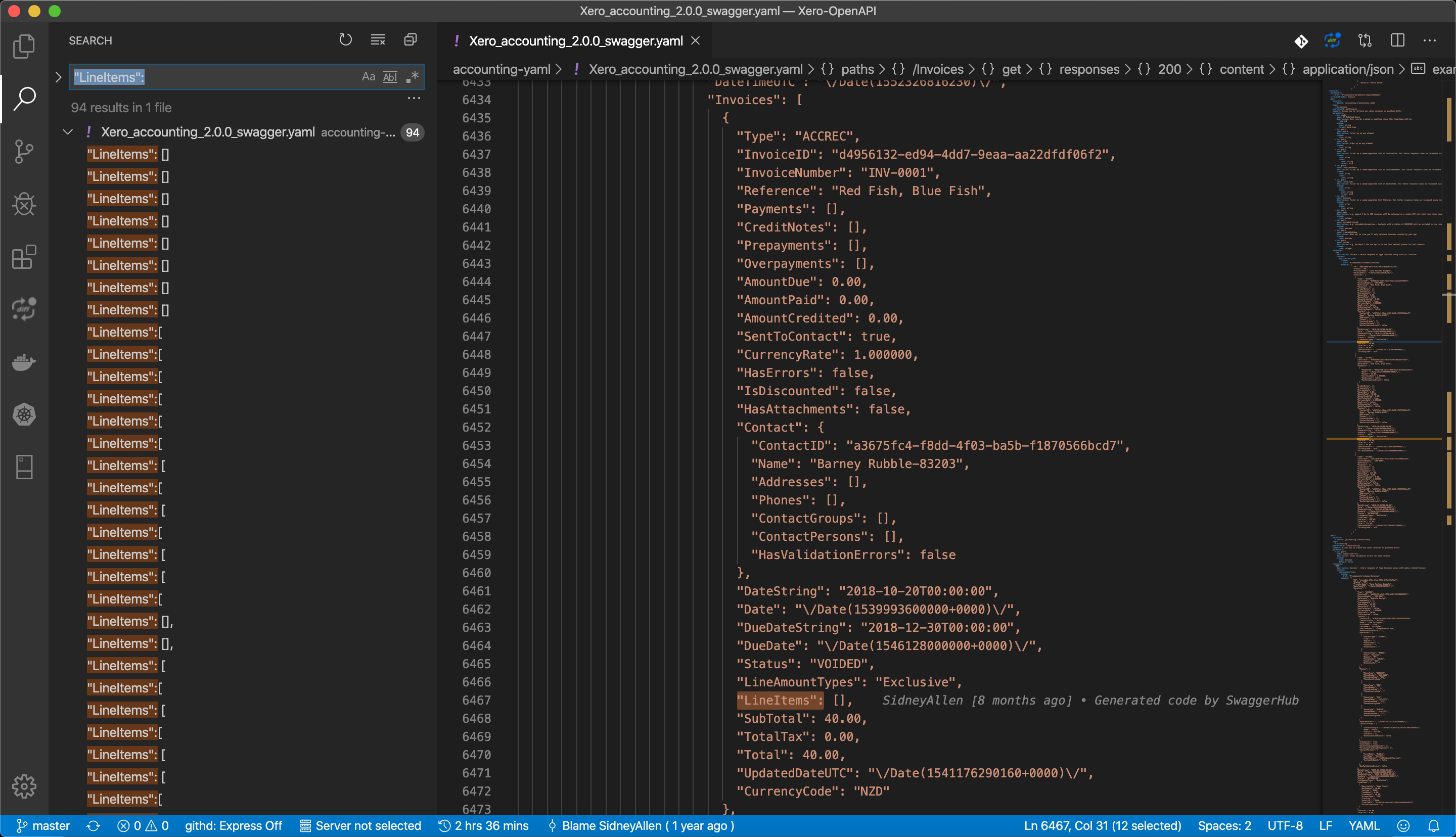 LineItems of Invoices are always array empty [] · Issue #9 · XeroAPI/xero-ruby · GitHub